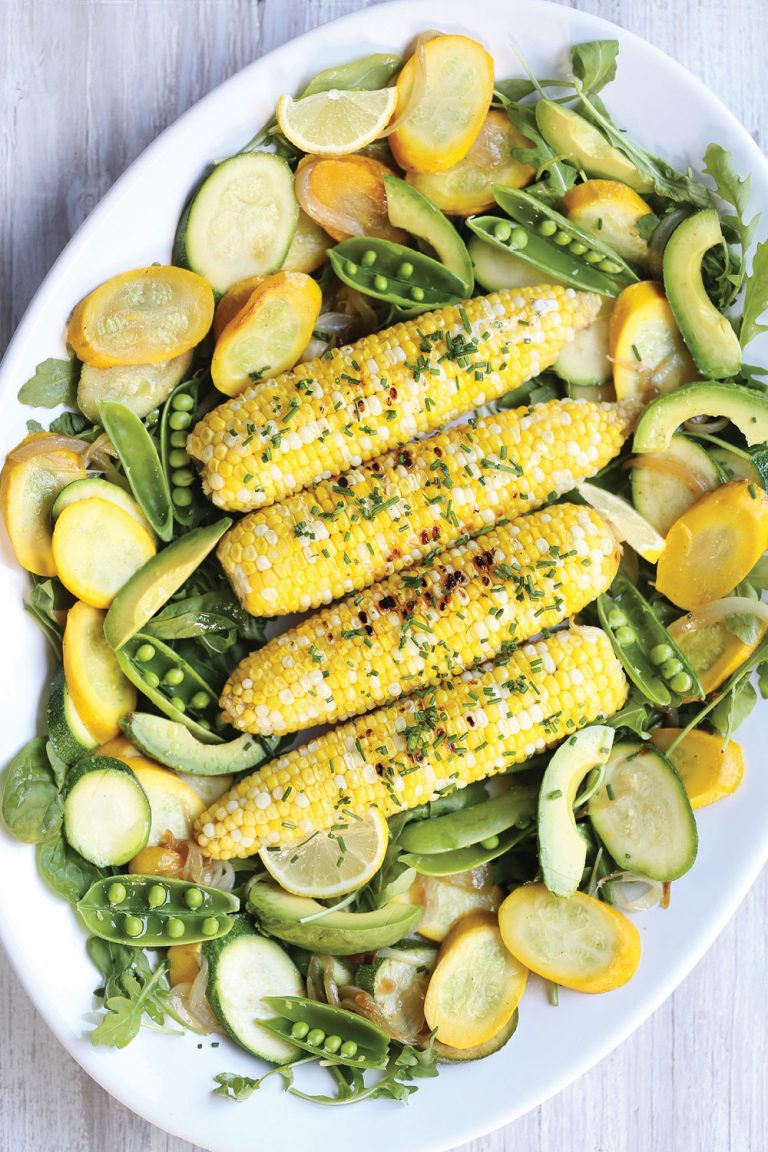 Grilled Corn Summer Platter