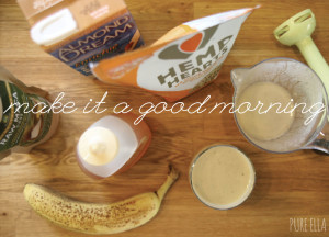 Good Morning Super-Smoothie : a vegan breakfast smoothie with superfoods