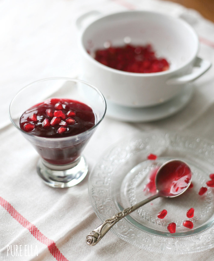 2 Ingredient Pomegranate Pudding