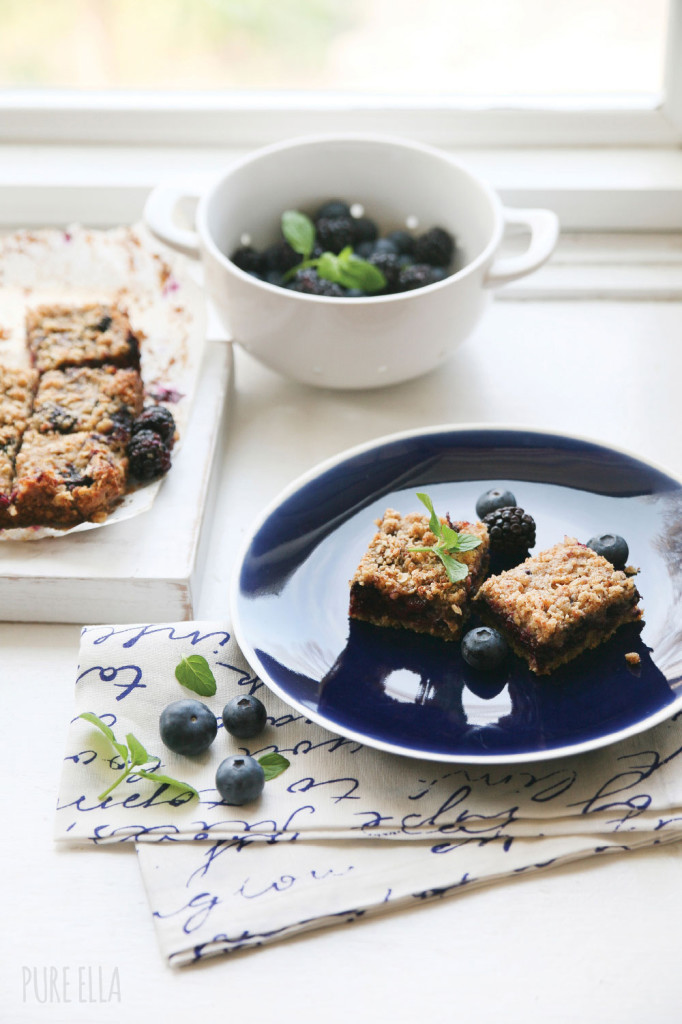 Blueberry Blackberry Squares