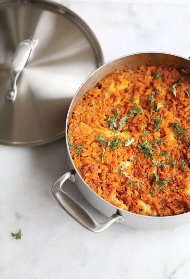 Shredded Carrot Fish Casserole