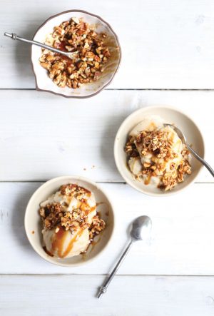 Two Ingredient Vanilla Nice Cream